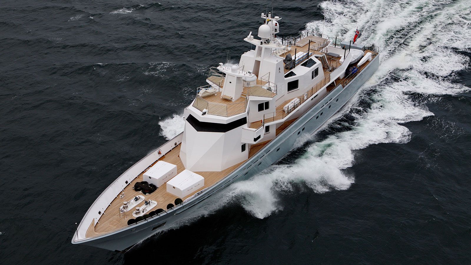 Step on board Ronin, the superyacht designed by Sir Norman Foster